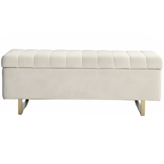 Grace Storage Bench Pearl | Dwellings Home Trinidad